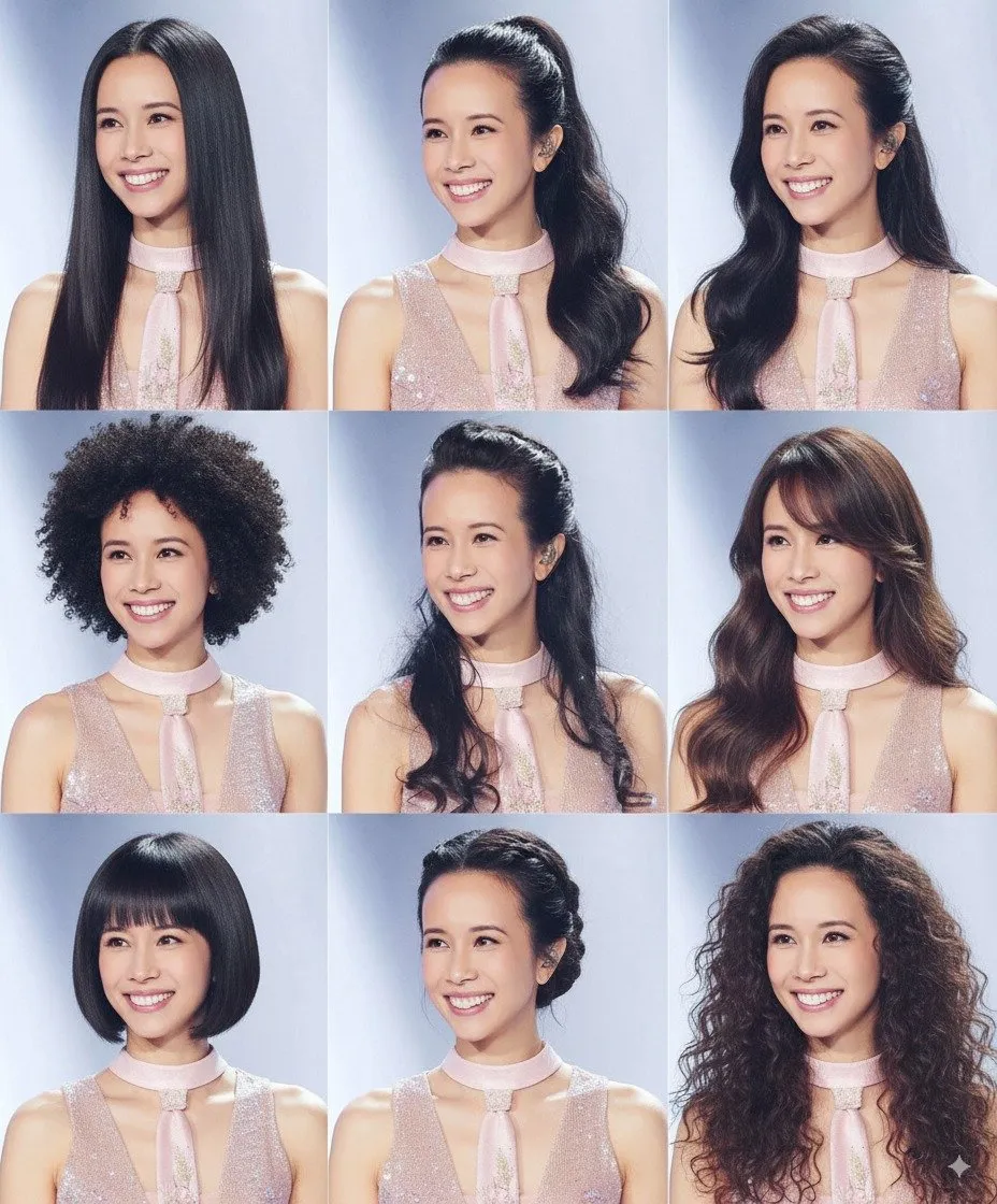 Change Multiple Hairstyles | Prompt